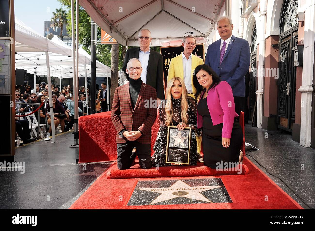 Los Angeles, CA. 17th Oct, 2019. Mitch O'Farrell, Jack Abernethy, Wendy ...