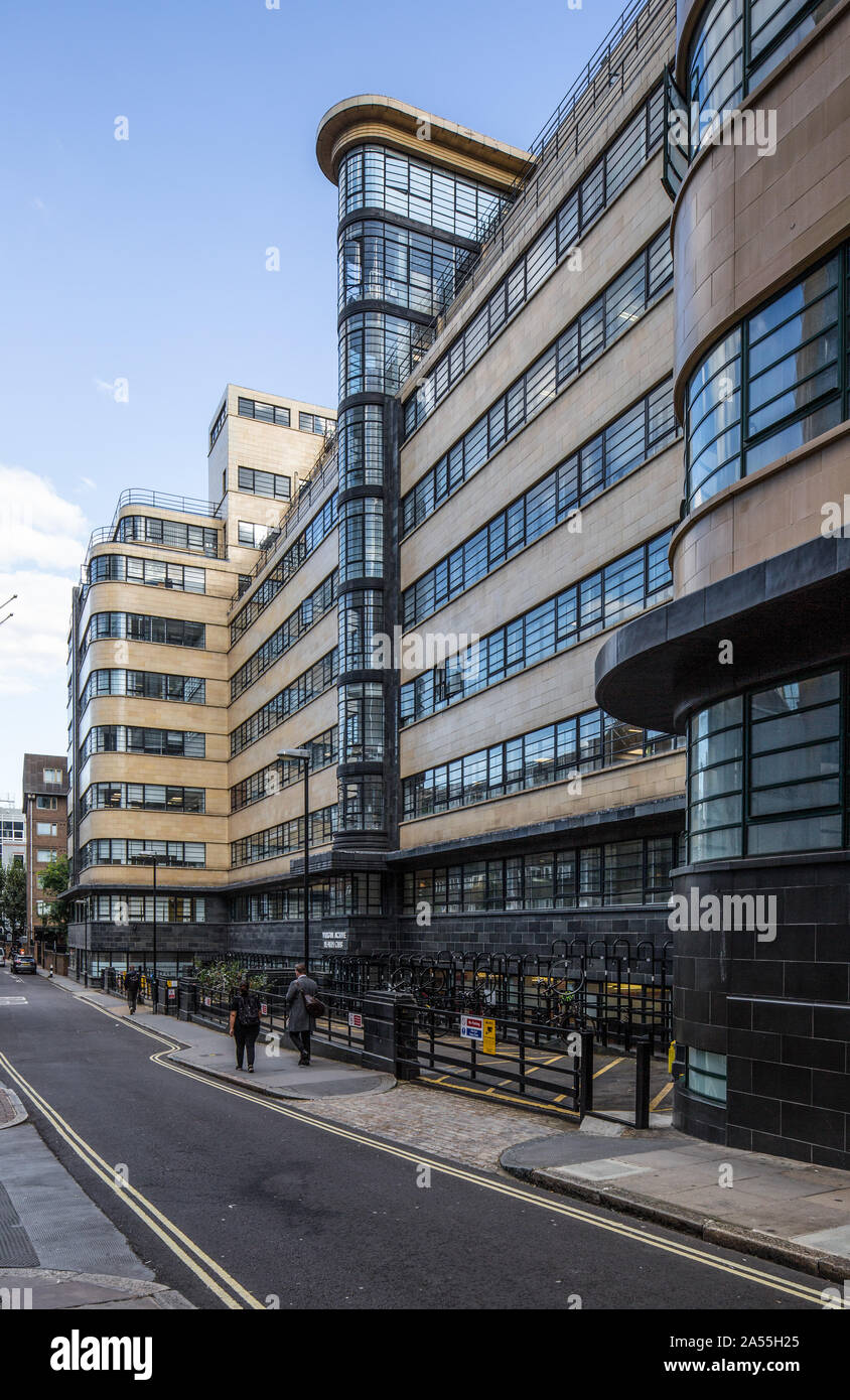 London, IBEX House. 42-47 Minories 1935-37 von Fuller, Hall & Foulsham ...