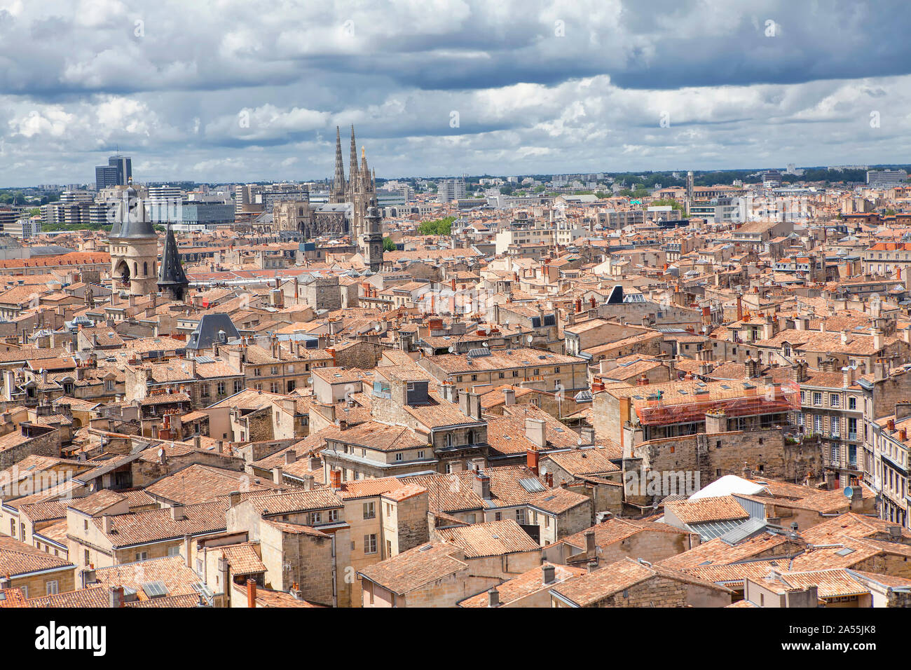 Bordeaux cathedral aerial hi-res stock photography and images - Alamy