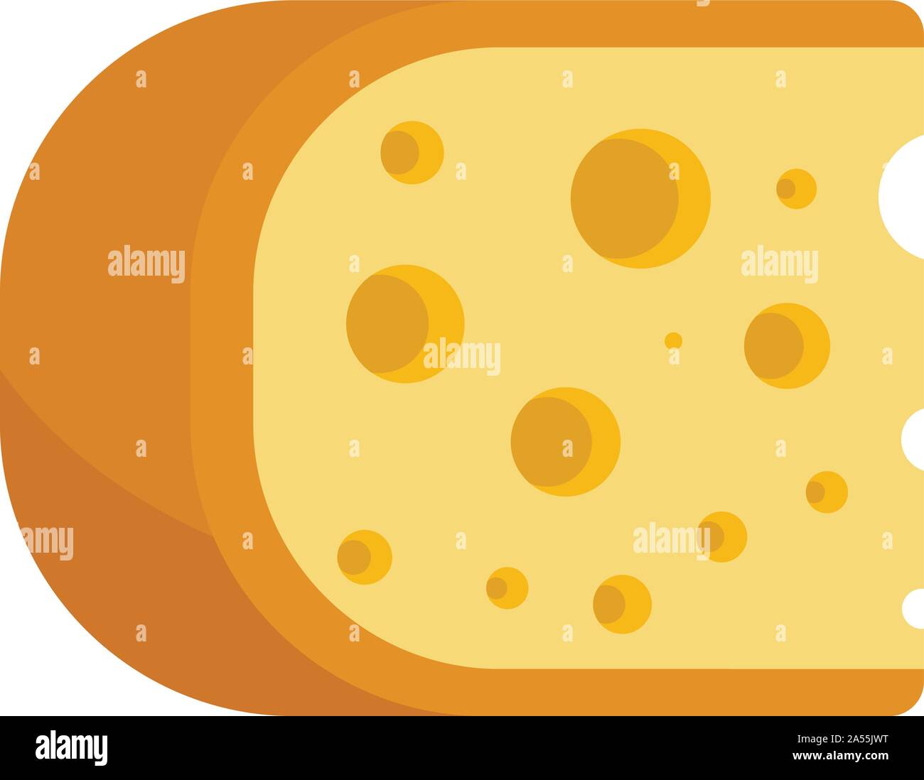 Cheese icon. Flat illustration of cheese vector icon for web design ...