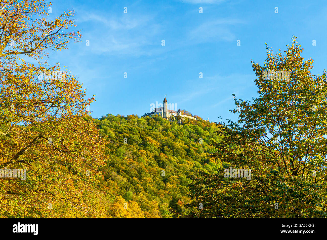 Castle Teck on the Swabian Alps (schwäbische Alb Stock Photo - Alamy