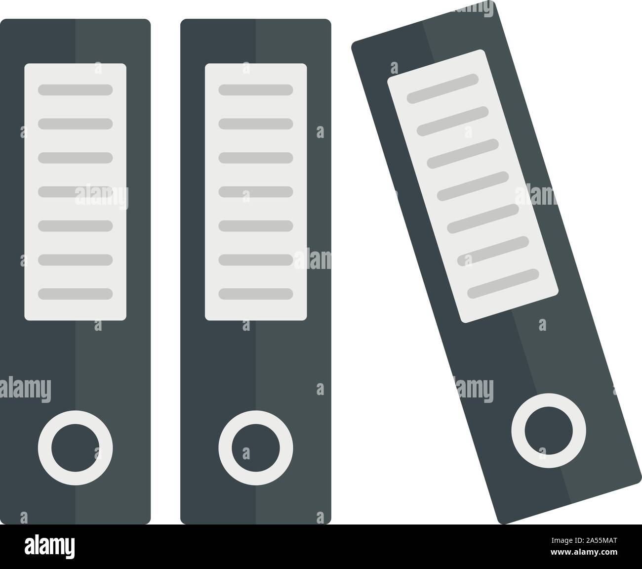Archive folder icon. Flat illustration of archive folder vector icon ...