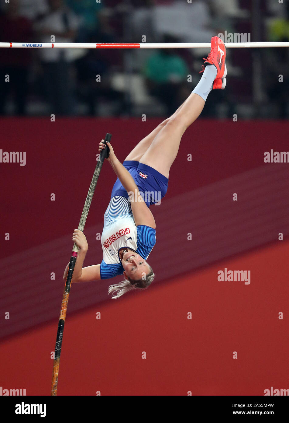 Great Britain's Holly Bradshaw during the Women's Pole Vault Final ...