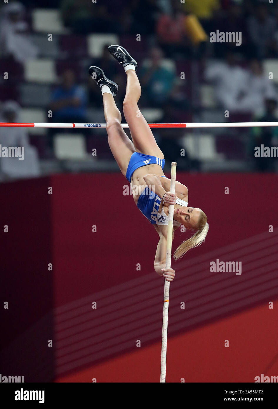 Greece's Nikoleta Kyriakopoulou during the Women's Pole Vault Final ...
