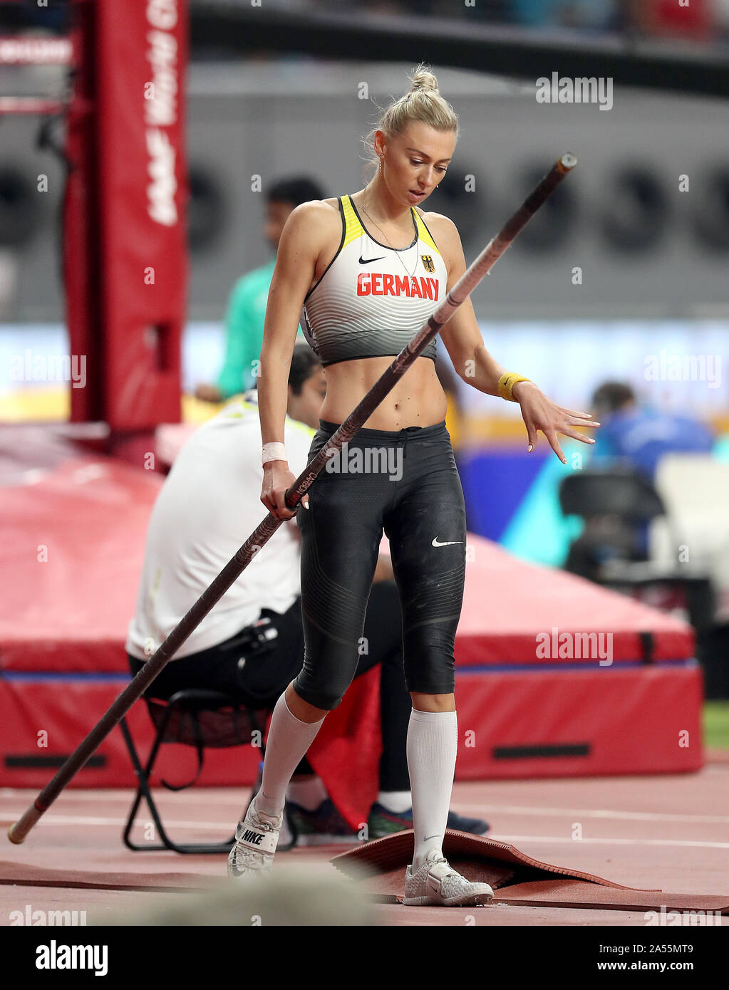 Germany's Lisa Ryzih during the Women's Pole Vault Final Stock Photo ...