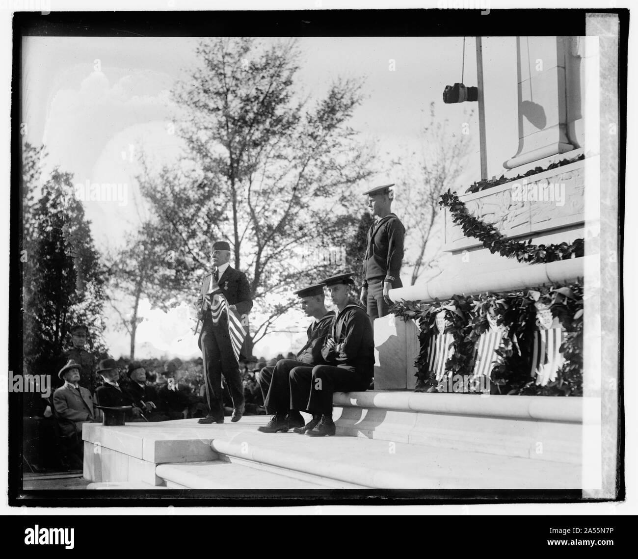 Unveiling of tablet at Paul Jones statue, Rear Adml. Chester, Oct. 30/ ...