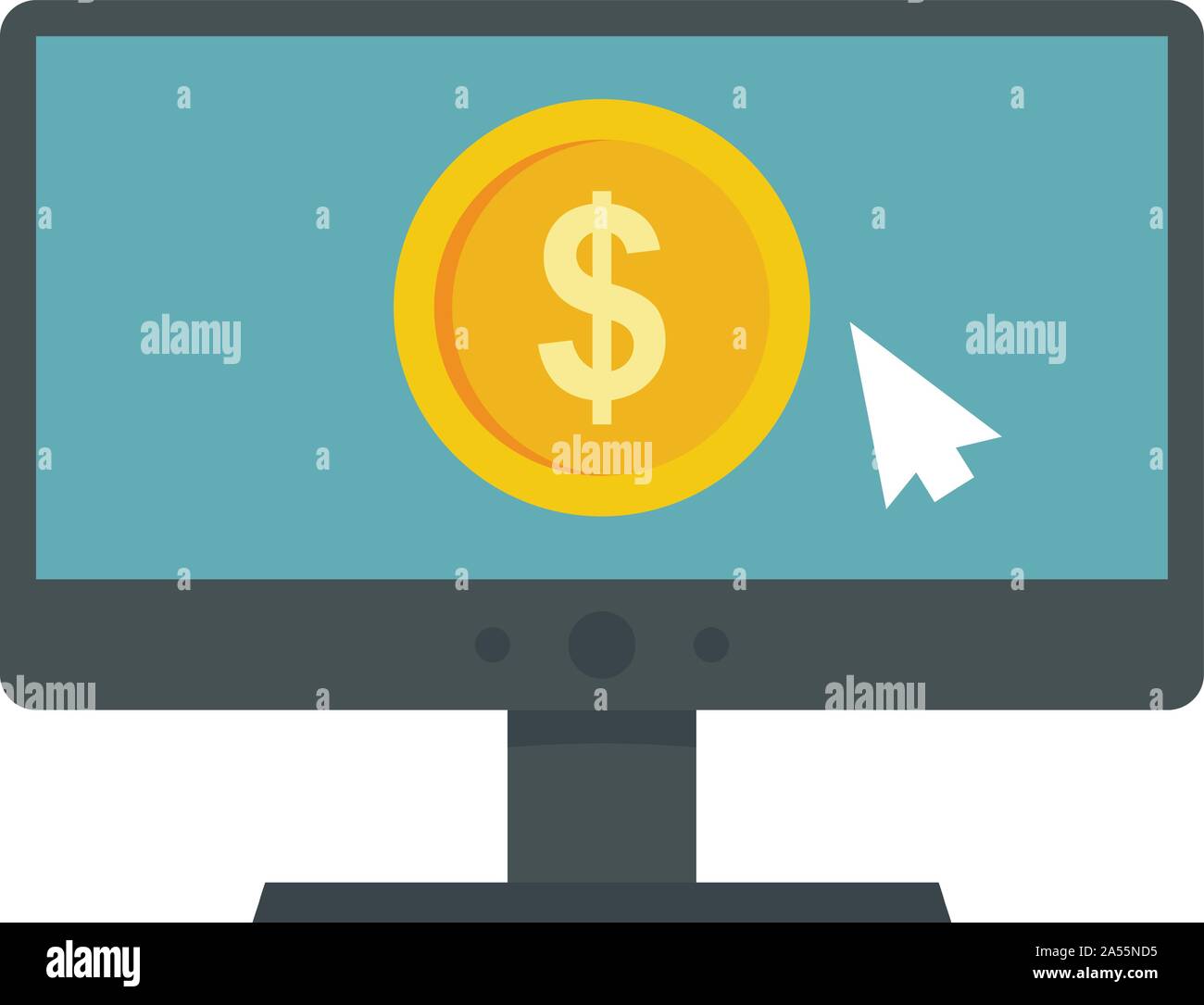 Stock market crash screen Stock Vector Images - Alamy