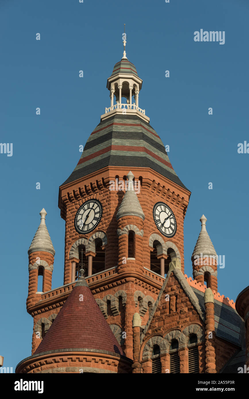 Upper reaches of the former Dallas County Courthouse, fondly known ...