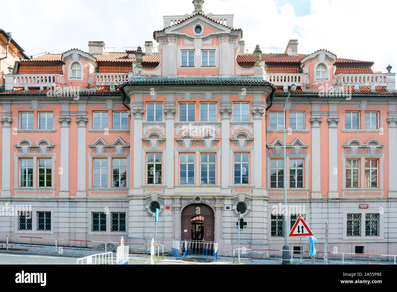 The house of doctor Faust. Faust is a charlatan who is highly ...