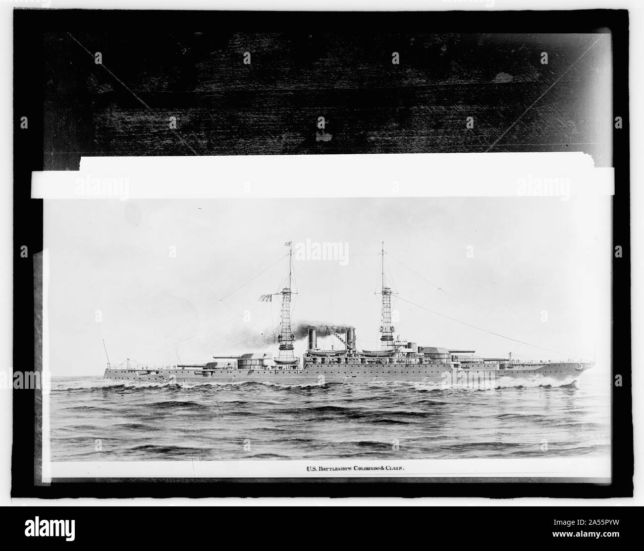 U.S.Battleships Colorado & Class Stock Photo - Alamy