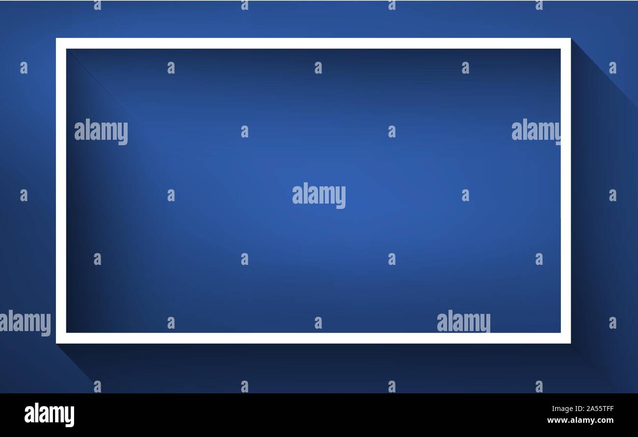 Border template with blue background illustration Stock Vector Image ...