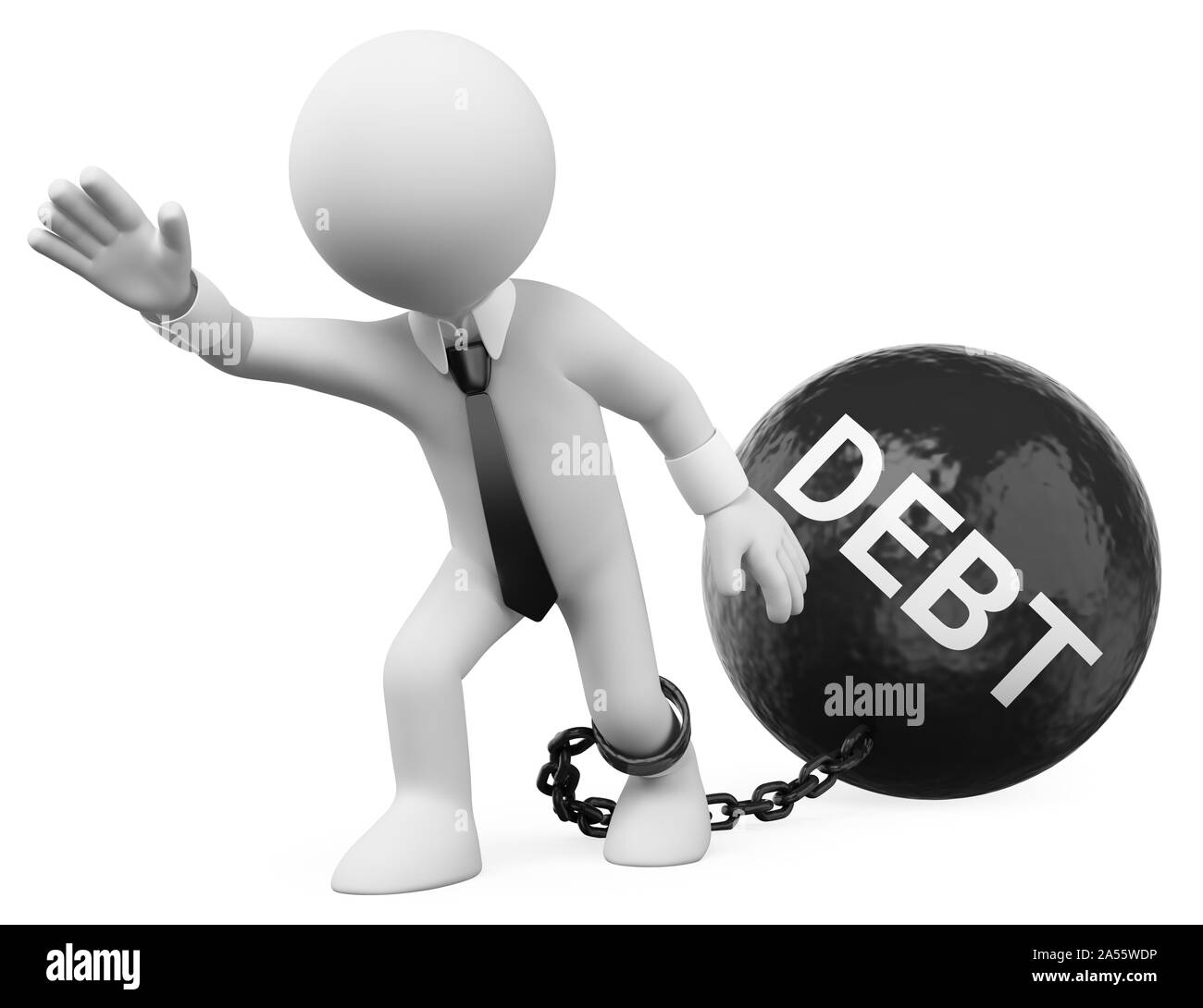 Clipart Of People In Debt