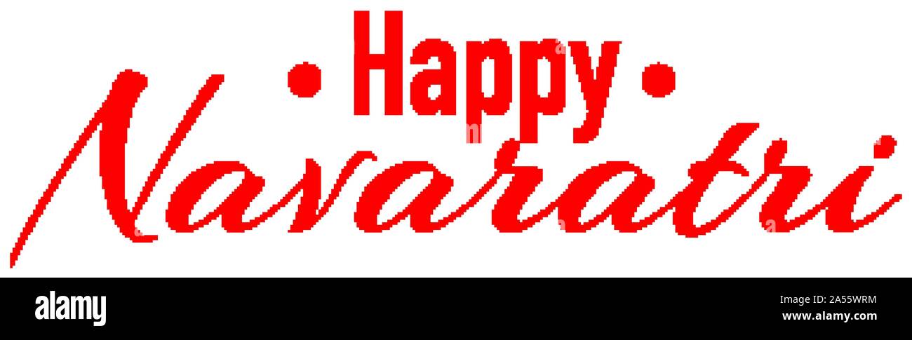 Font design for Navaratri festival illustration Stock Vector Image ...