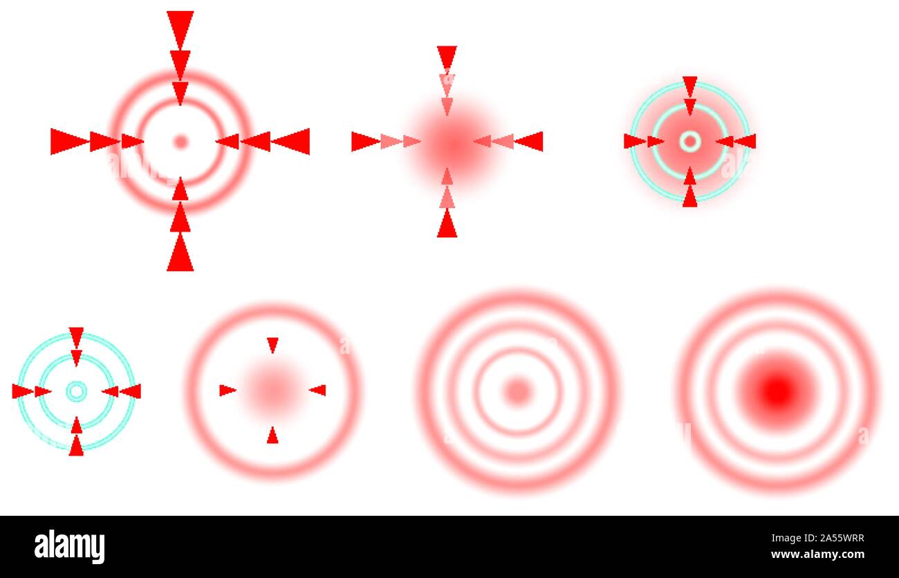 Different design of targets illustration Stock Vector Image & Art - Alamy