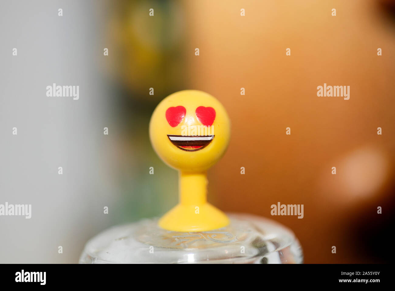 Love smiling face with heart shaped eyes background fifty megapixels ...