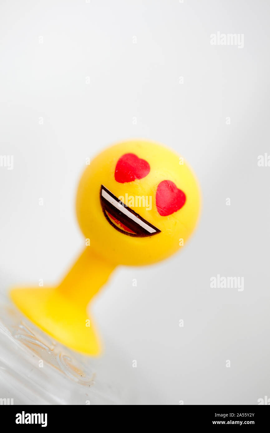 Love smiling face with heart shaped eyes background fifty megapixels ...