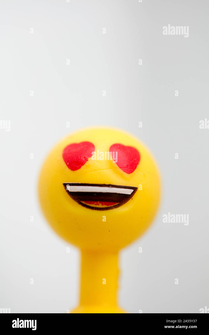 Love smiling face with heart shaped eyes background fifty megapixels ...