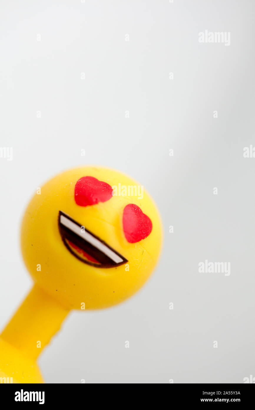 Love smiling face with heart shaped eyes background fifty megapixels ...