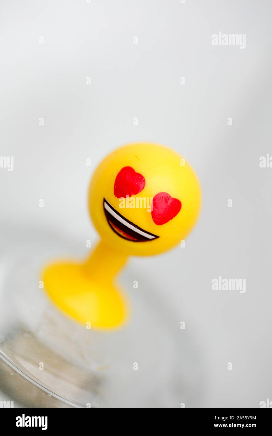 Love smiling face with heart shaped eyes background fifty megapixels ...