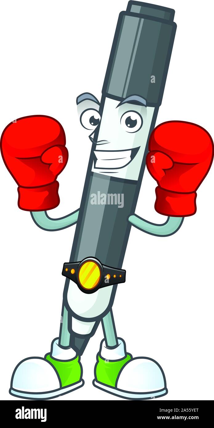 Boxing black white board marker for writing Stock Vector Image & Art ...