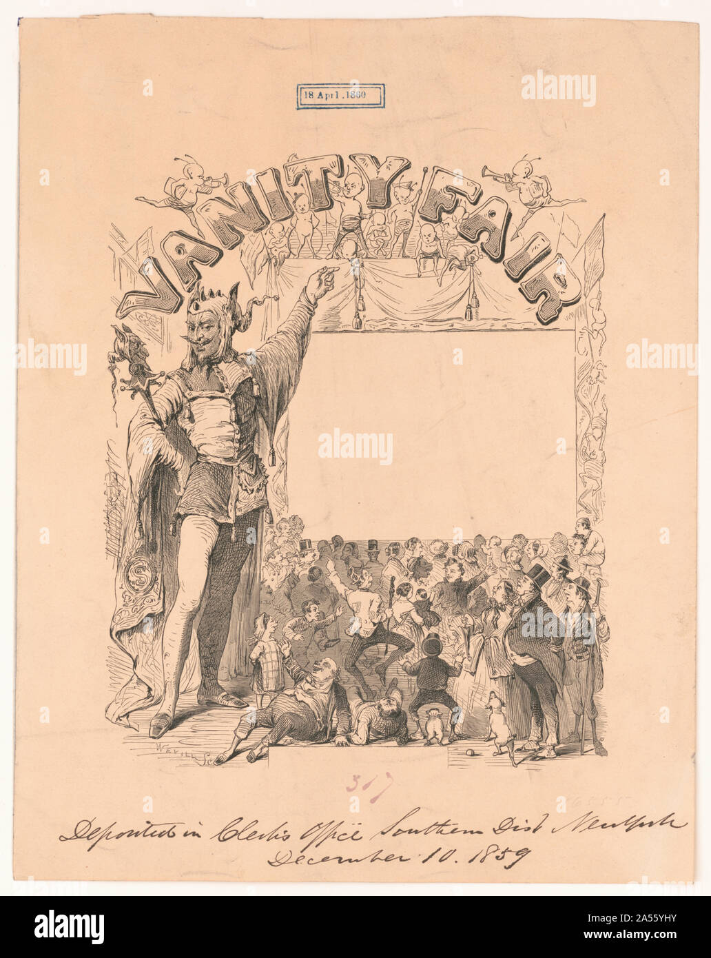 Vanity fair / H.L.S. [monogram] Stock Photo - Alamy