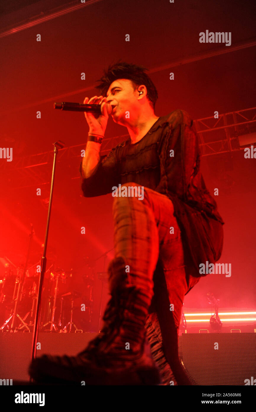 GARY NUMAN, Performing on stage at Sheffield Academy 02 , UK , 11.10. ...
