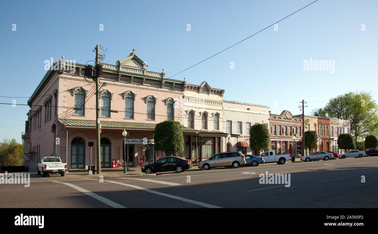 Various views of downtown Selma, Alabama Stock Photo - Alamy