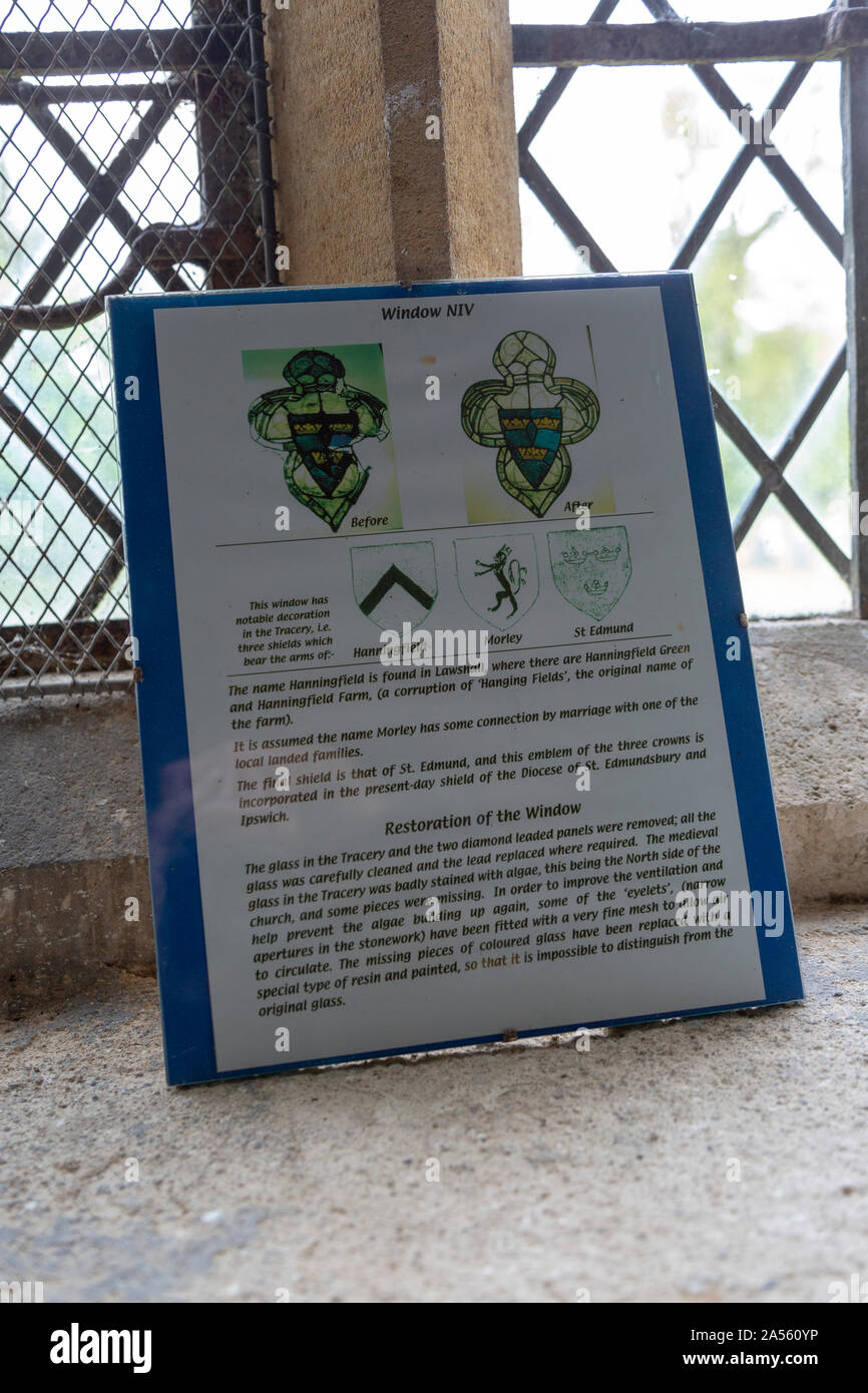 Details about restoration of 15th century church stained glass windows ...