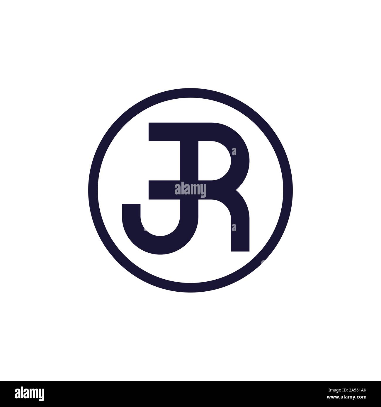 J,R letters vector logo design template.JR monogram Stock Vector Image ...