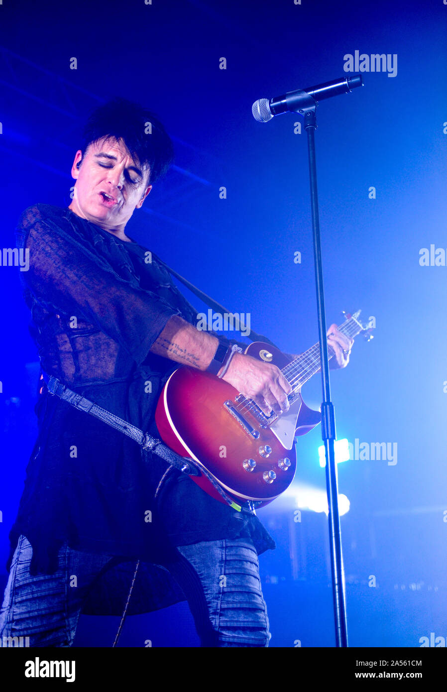 GARY NUMAN, Performing on stage at Sheffield Academy 02 , UK , 11.10. ...