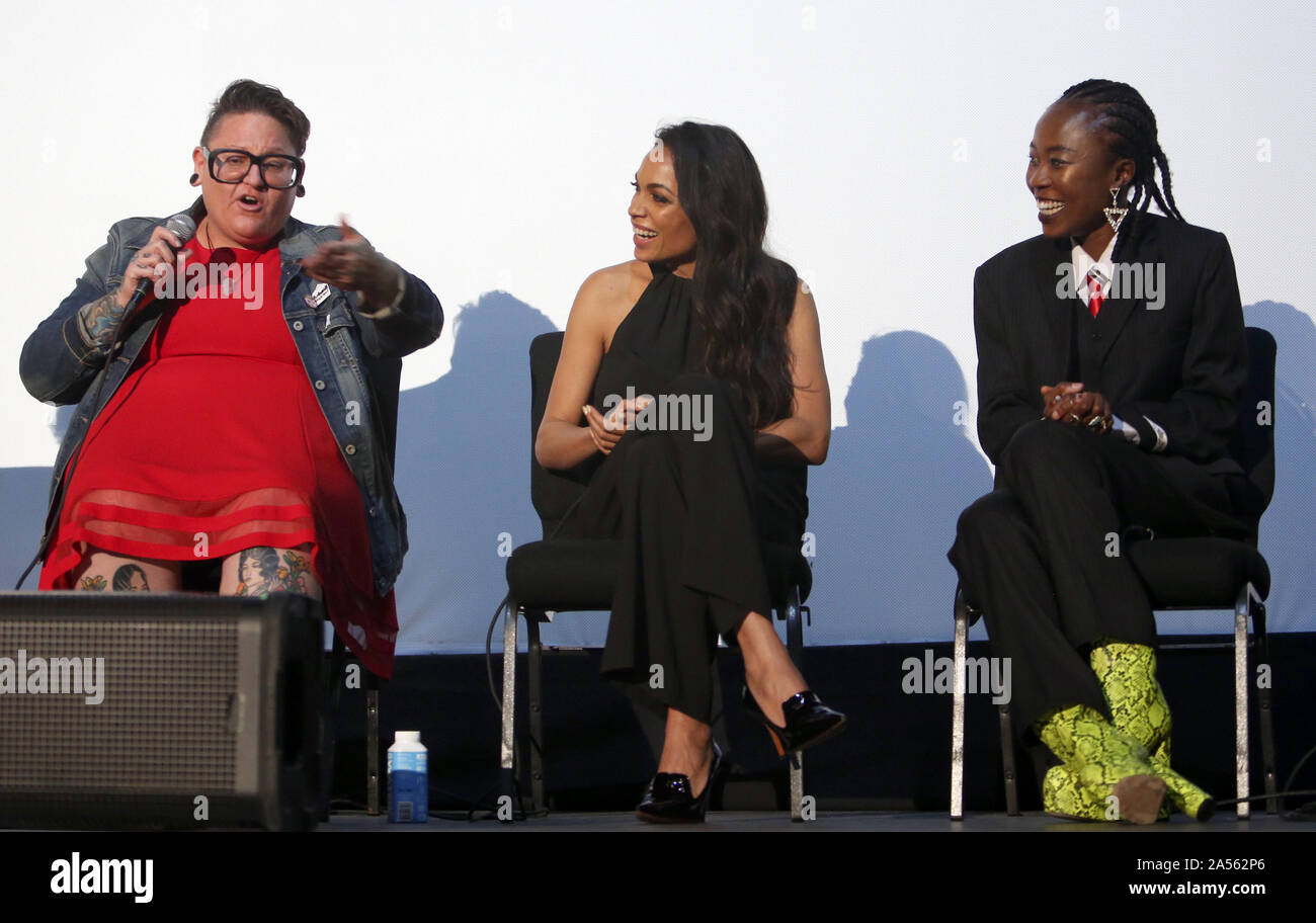 Beverly Hills, Ca. 17th Oct, 2019. Heather Sugarman, Rosario Dawson ...