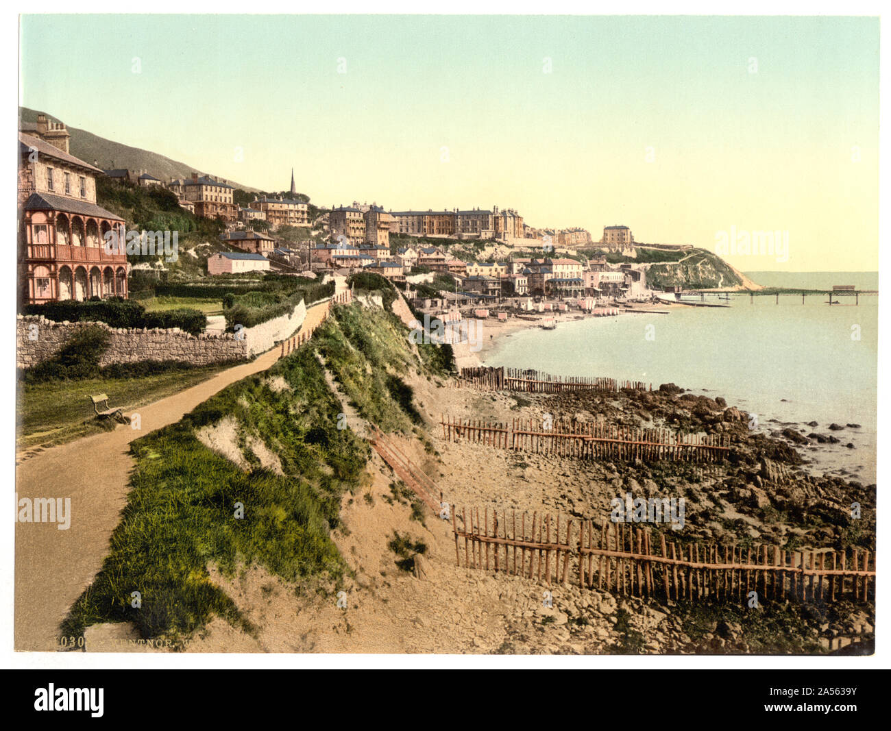 Coastal landscape from cliff Cut Out Stock Images & Pictures - Alamy