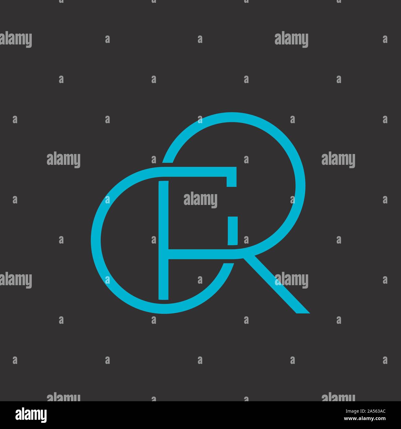 CR letters vector logo. Cr letters icon. Luxury monogram. Business ...