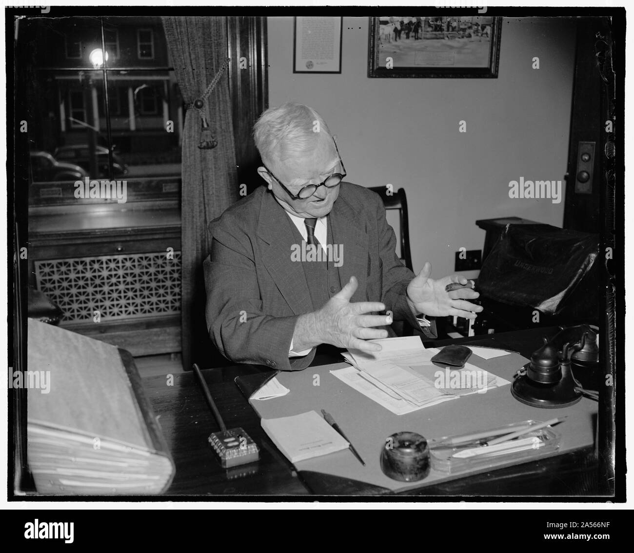 Vice President John N. Garner Stock Photo - Alamy