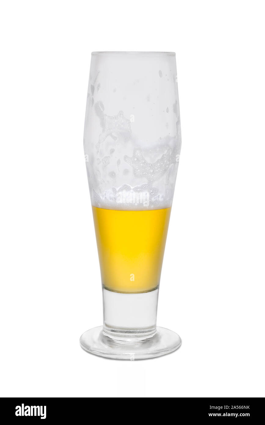 Classic Pilsner Beer, Quarter Full Stock Photo - Alamy