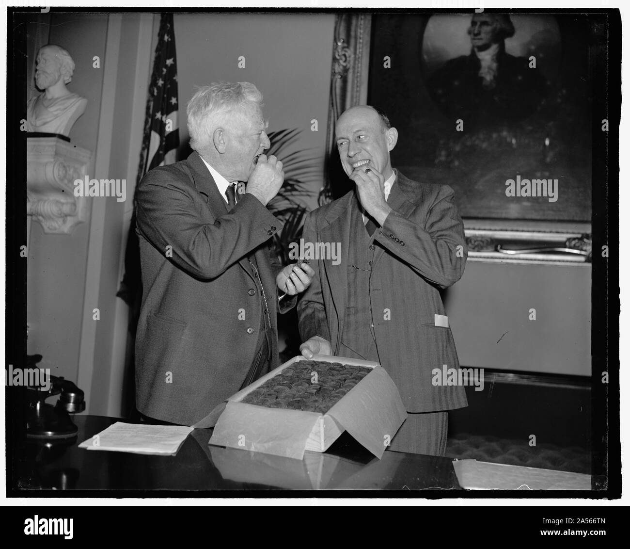 Vice President John N. Garner and unidentified Stock Photo - Alamy
