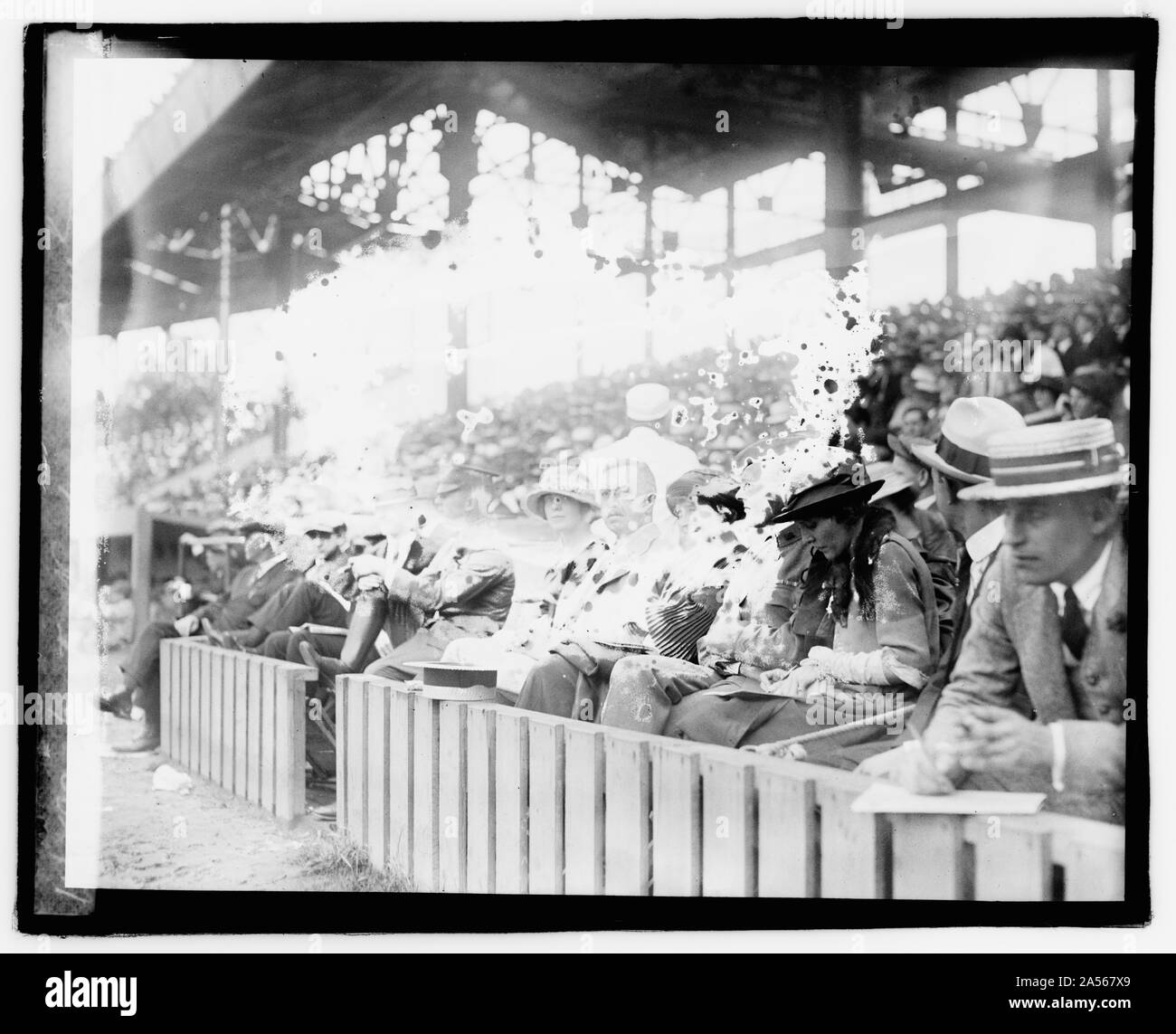 Game attendance Black and White Stock Photos & Images - Alamy