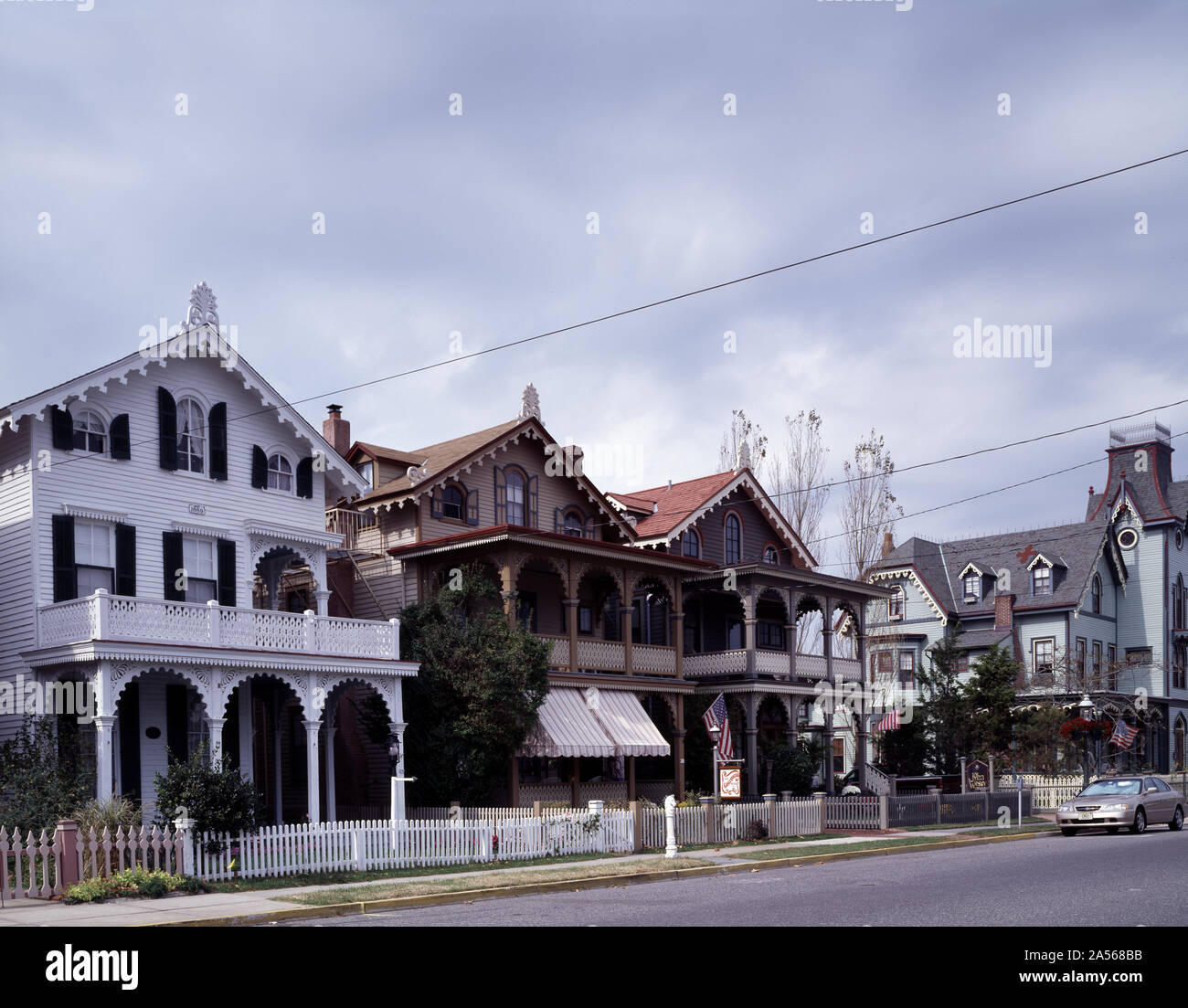 Victorian cottages, Cape May, New Jersey Stock Photo - Alamy