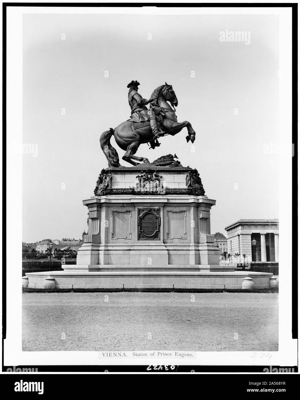 Vienna. Statue of Prince Eugene Stock Photo - Alamy