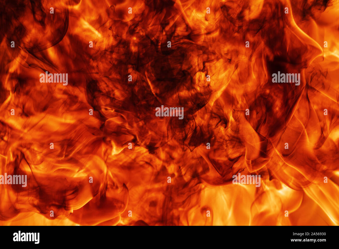 Blaze red fire natural background. Dangerous firestorm abstract texture ...