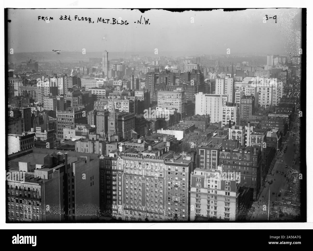View from high rise Black and White Stock Photos & Images - Alamy