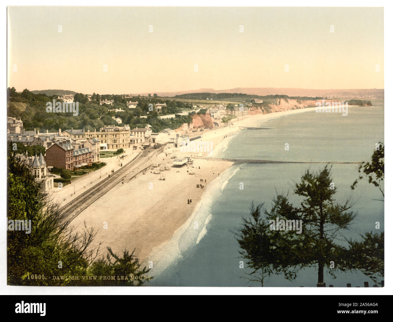 Coastal landscape from cliff Cut Out Stock Images & Pictures - Alamy