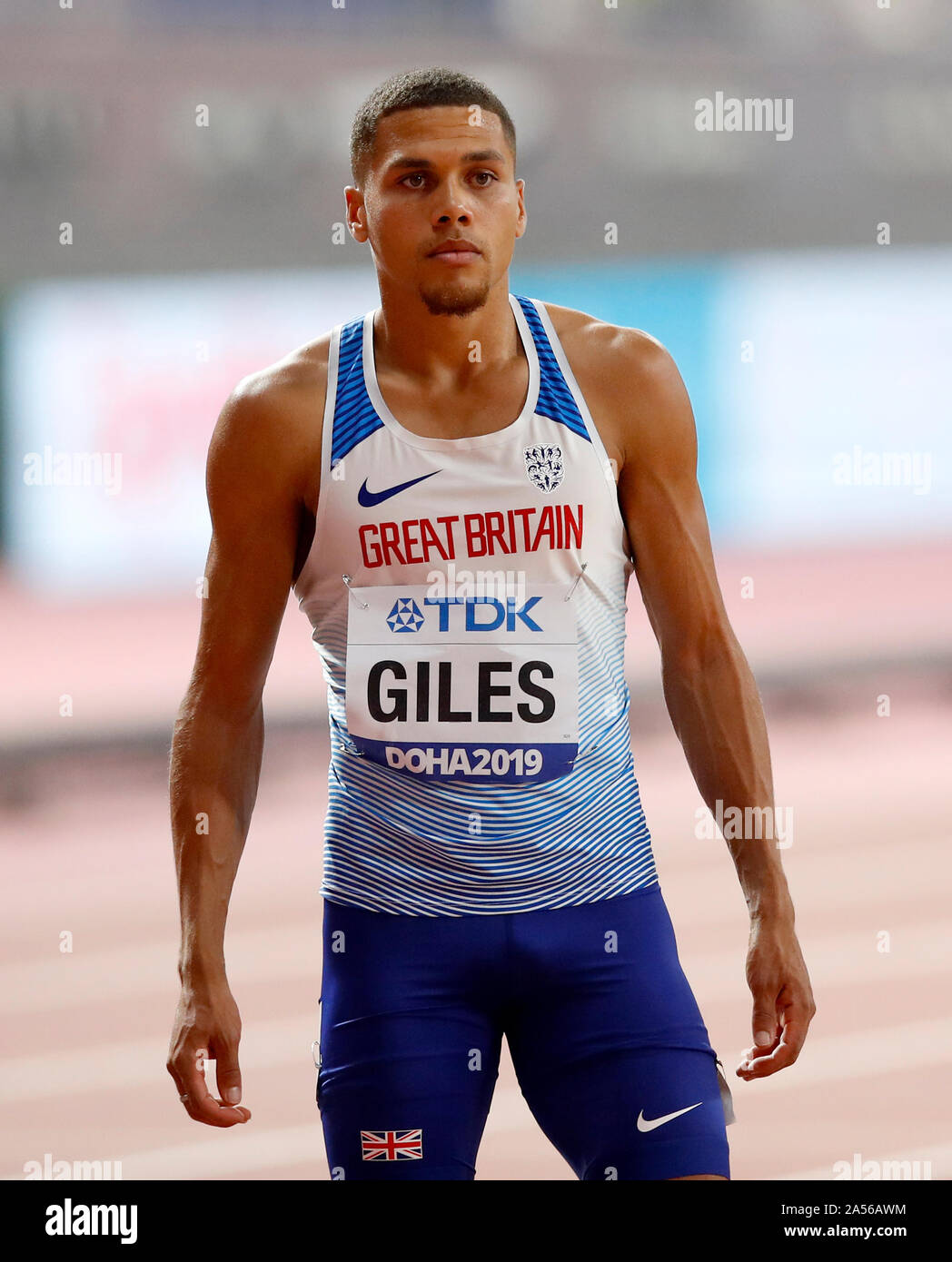 Great Britain's Elliot Giles after competing in the Men's 800m heats ...