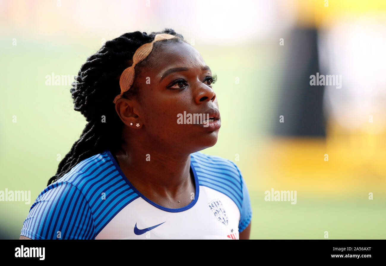Great Britain's Asha Philip in her Women's 100m heat during day two of ...