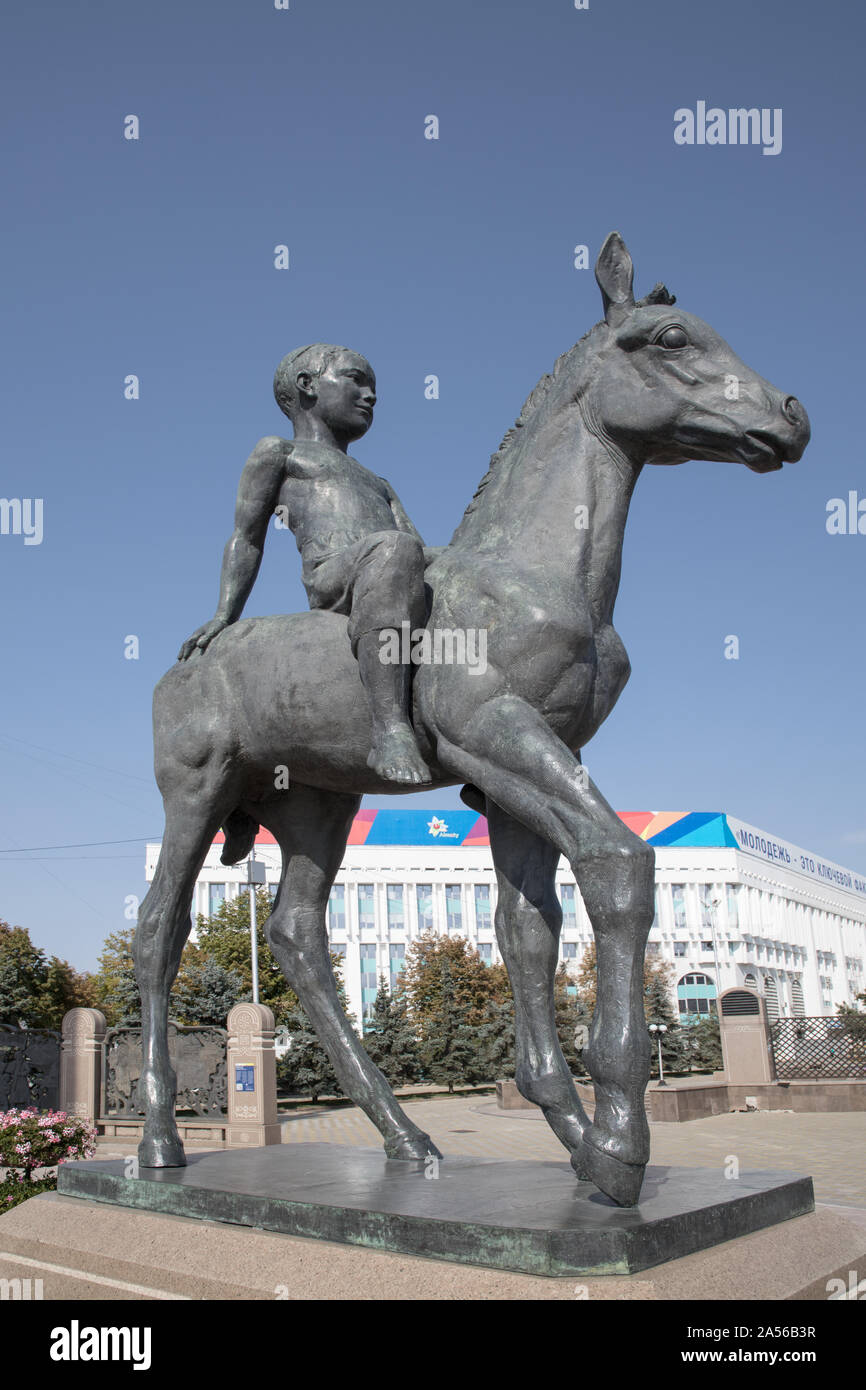 Republic square in almaty hi-res stock photography and images - Alamy