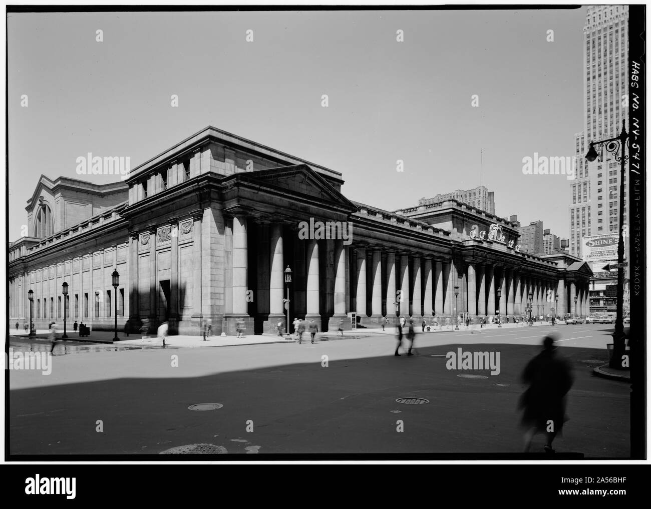 VIEW FROM SOUTHEAST. - Pennsylvania Station Stock Photo - Alamy
