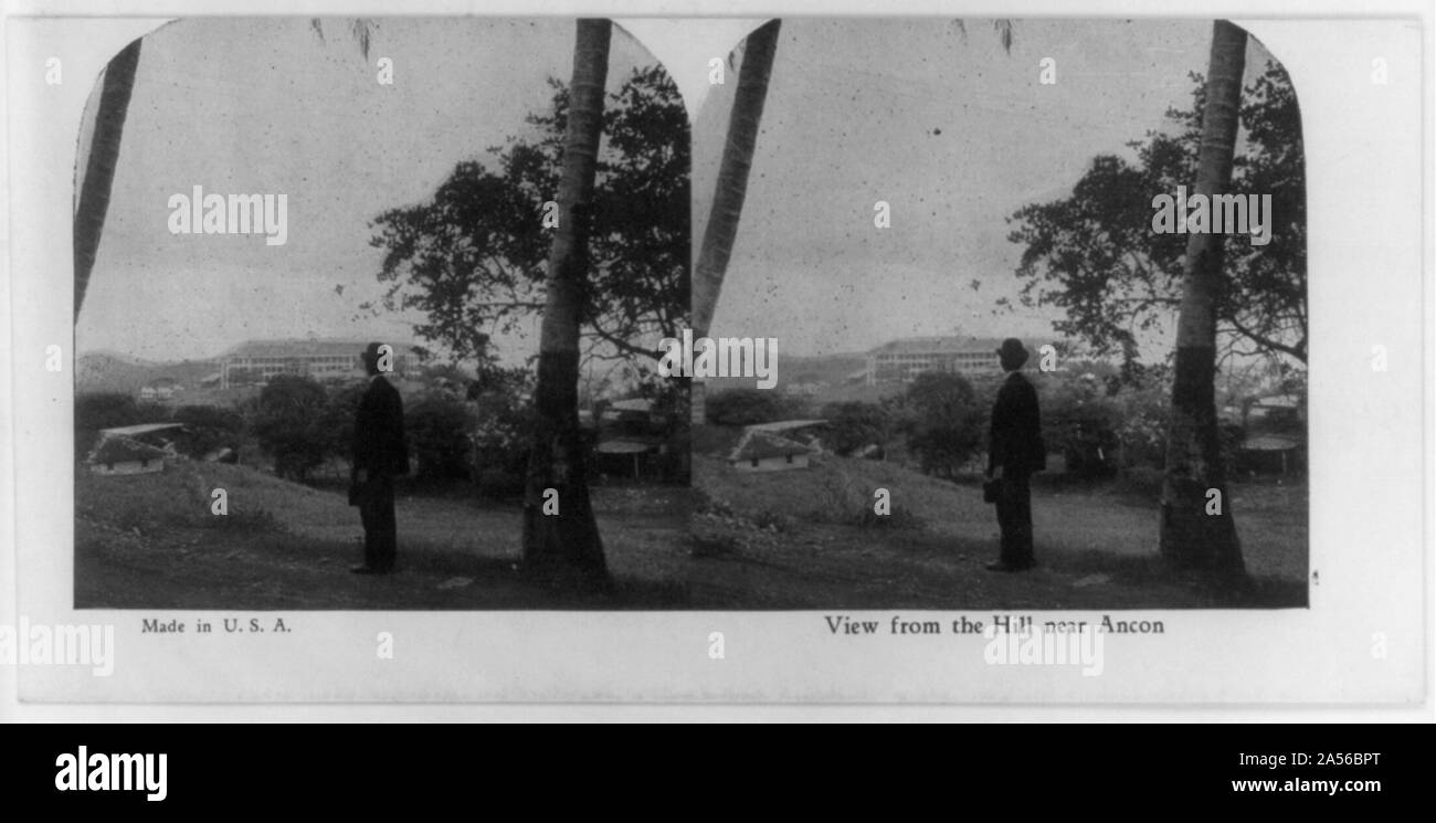 Ancon hill view Black and White Stock Photos & Images - Alamy