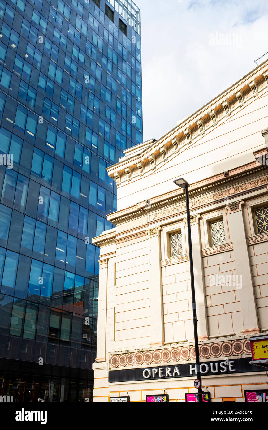 No.1 Spinningfields office block and Manchester Opera House ...