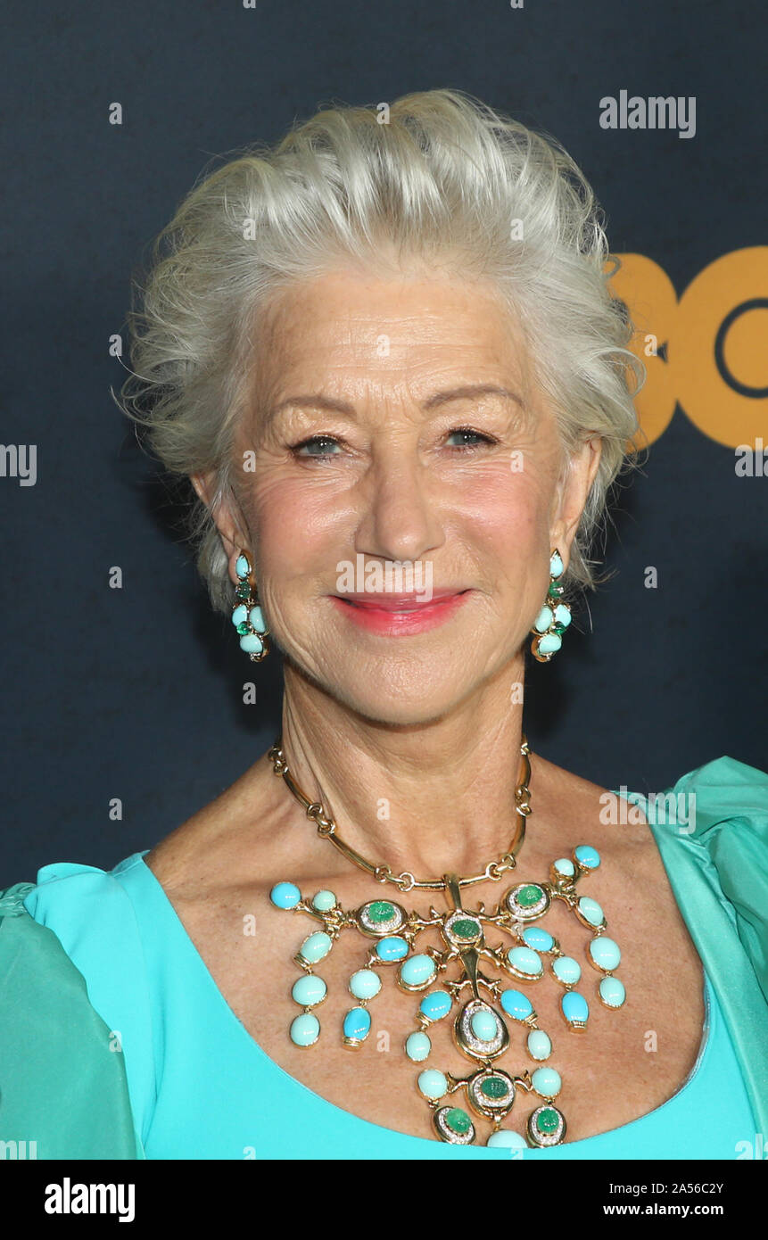 Westwood, California, USA. 17th Oct, 2019. Helen Mirren. HBO's Limited ...
