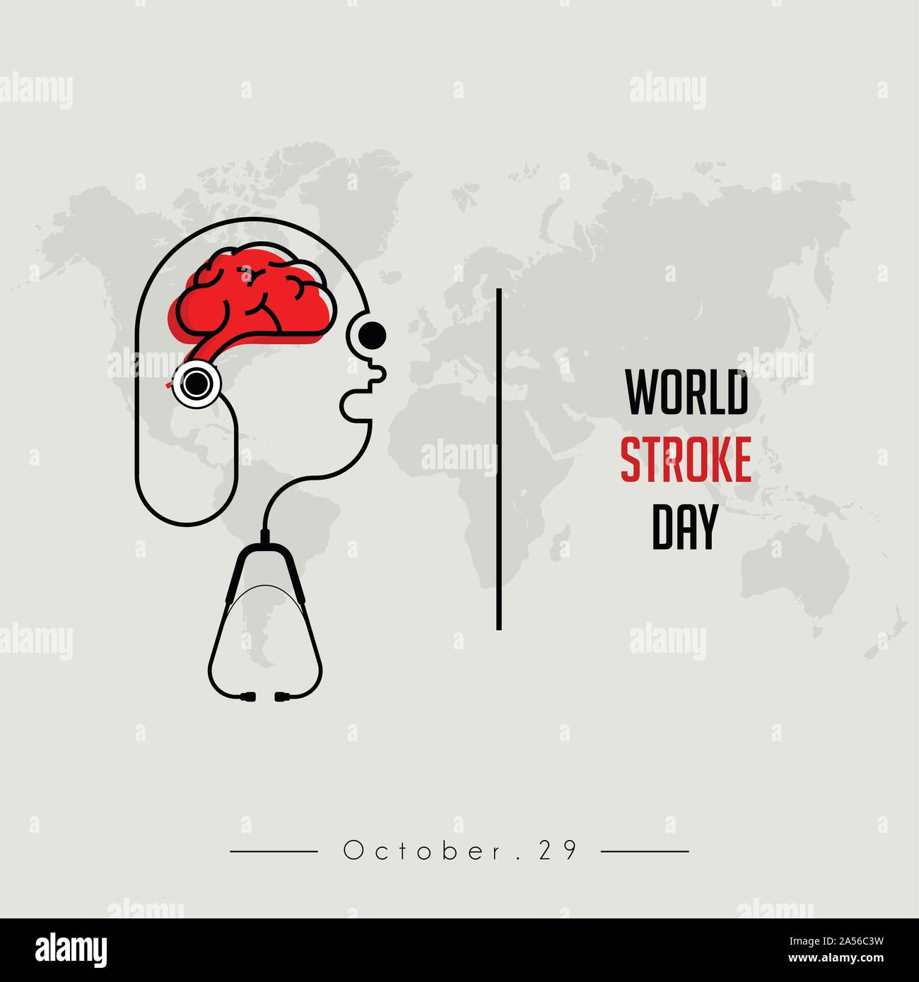 World Stroke Day Stock Vector Image & Art - Alamy